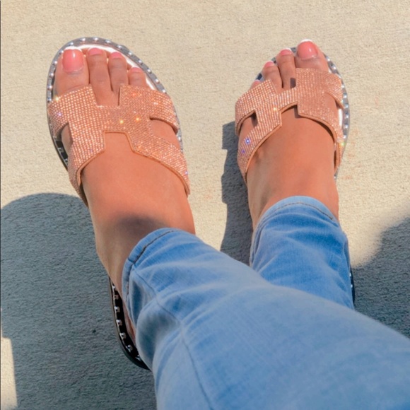 Fashion Nova | Shoes | Rose Gold Sandals | Poshmark
